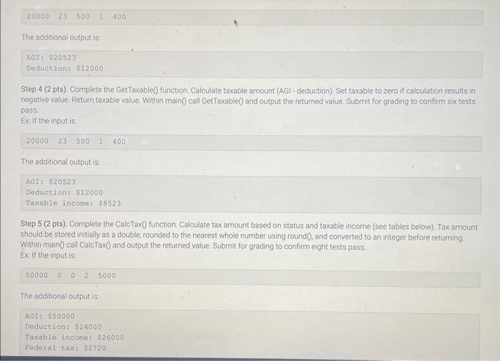 Solved Program Specifications Write a C program to calculate | Chegg.com