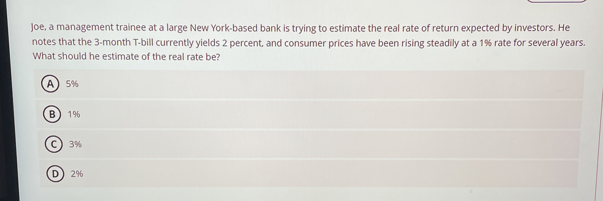 Solved Joe, a management trainee at a large New York-based | Chegg.com