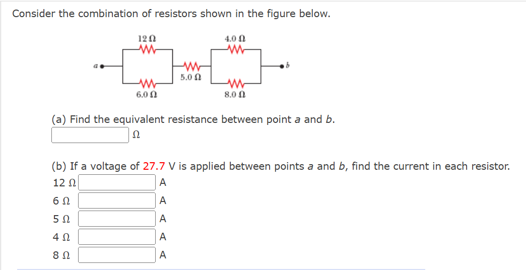 Solved Consider the combination of ﻿resistors shown in ﻿the | Chegg.com