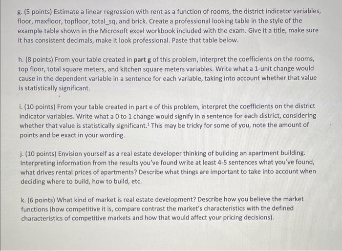 1. In the Microsoft Excel document included with your | Chegg.com