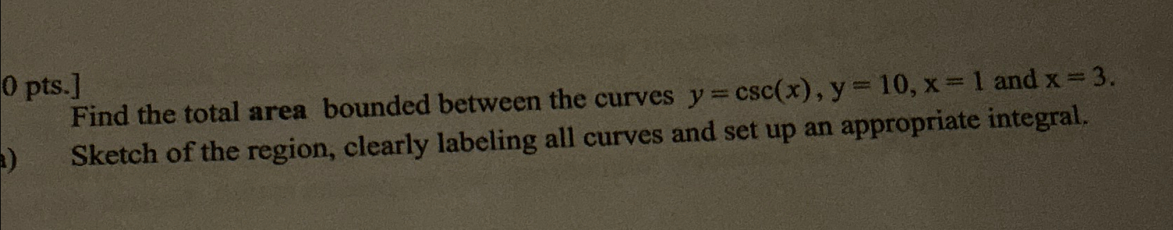 Solved Find the total area bounded between the curves | Chegg.com