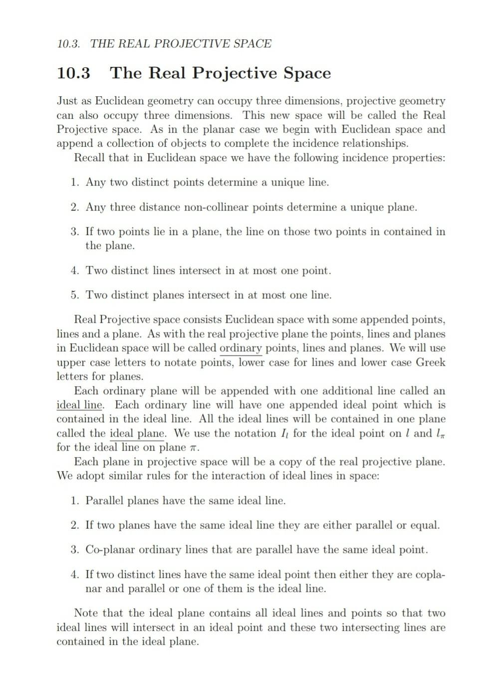 10.3. THE REAL PROJECTIVE SPACE 10.3 The Real | Chegg.com