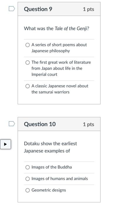 Solved What was the Tale of the Genji? A series of short | Chegg.com