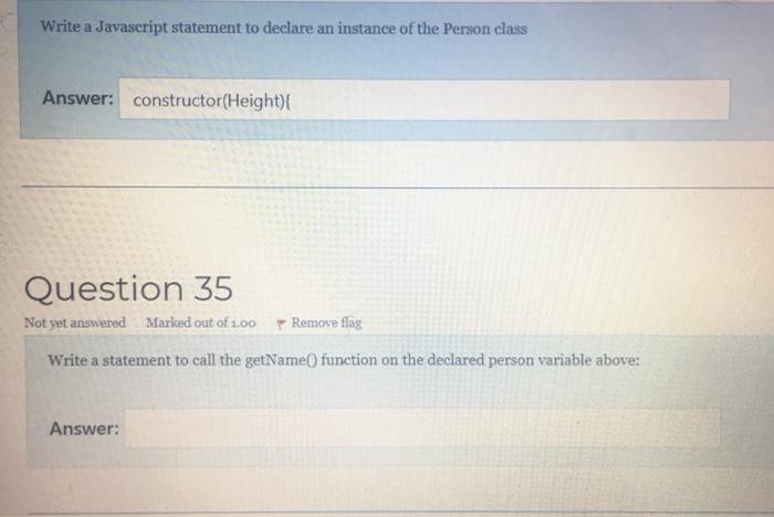 Solved Class Person Constructorname Age Thisname 