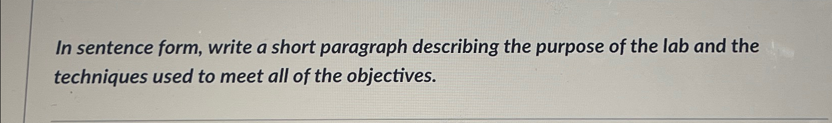 Solved In sentence form, write a short paragraph describing | Chegg.com