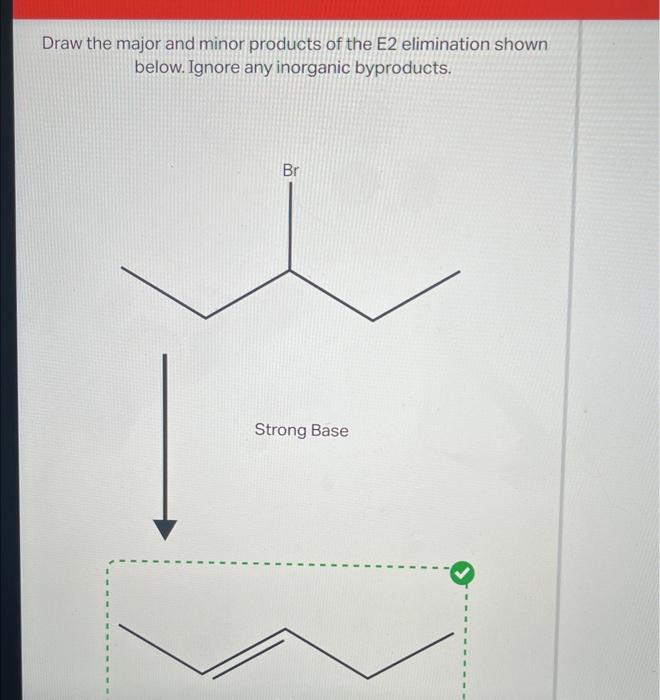 Solved Draw the major product of this elimination. Consider | Chegg.com
