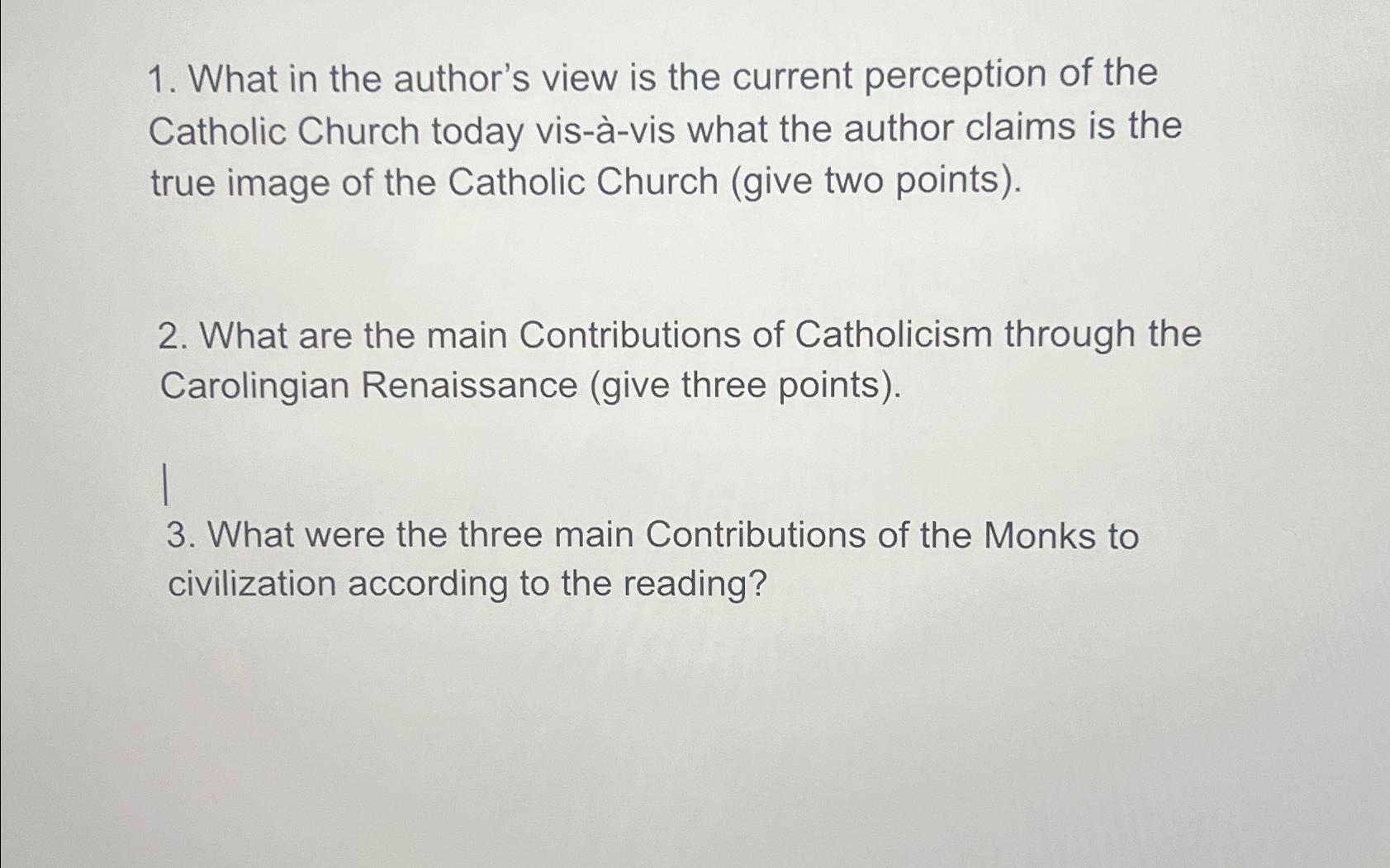Solved What in the author's view is the current perception | Chegg.com