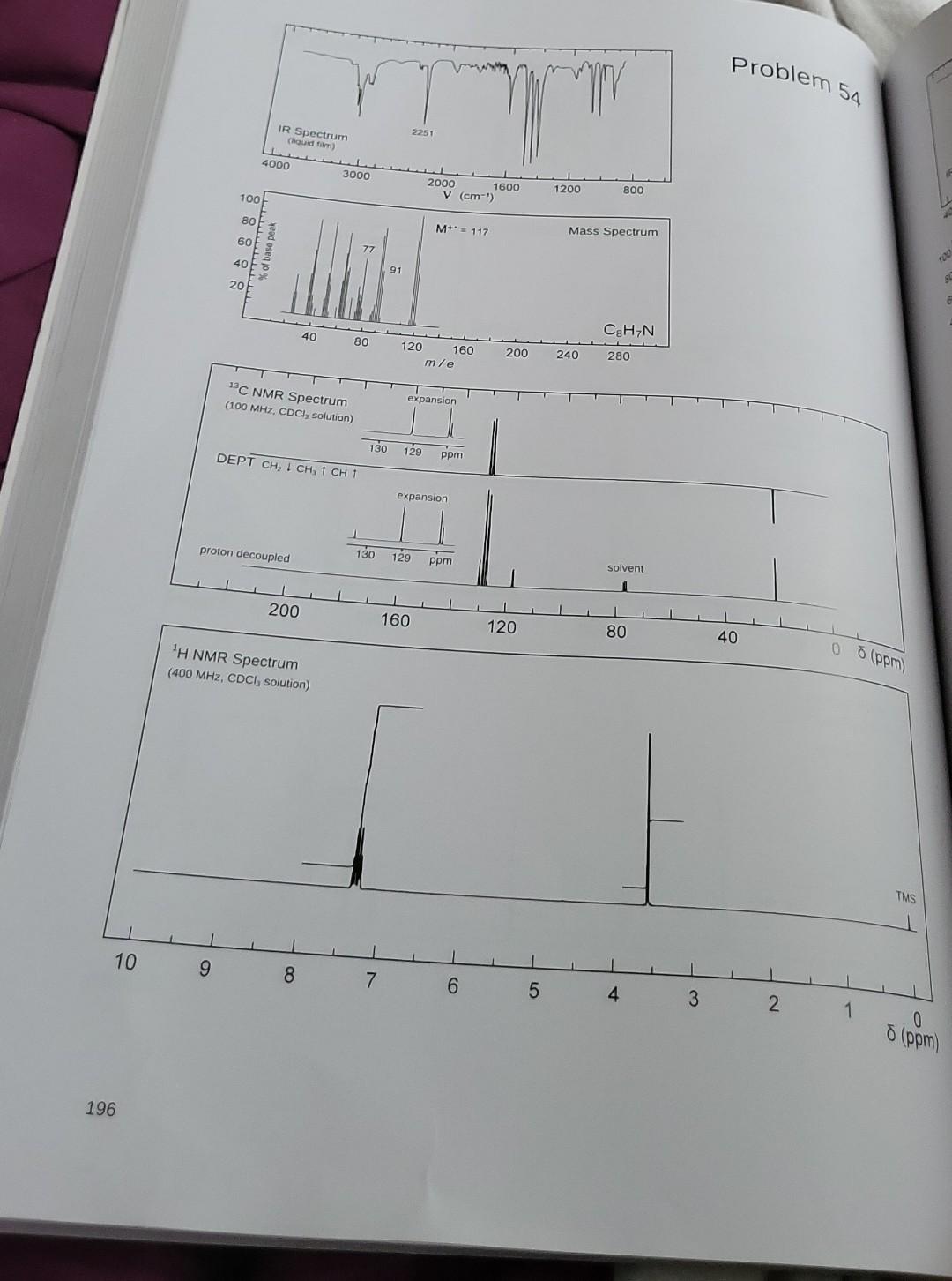 MS: Molecular Formula 2C8H2NO2 IHD(DU)= (Show | Chegg.com