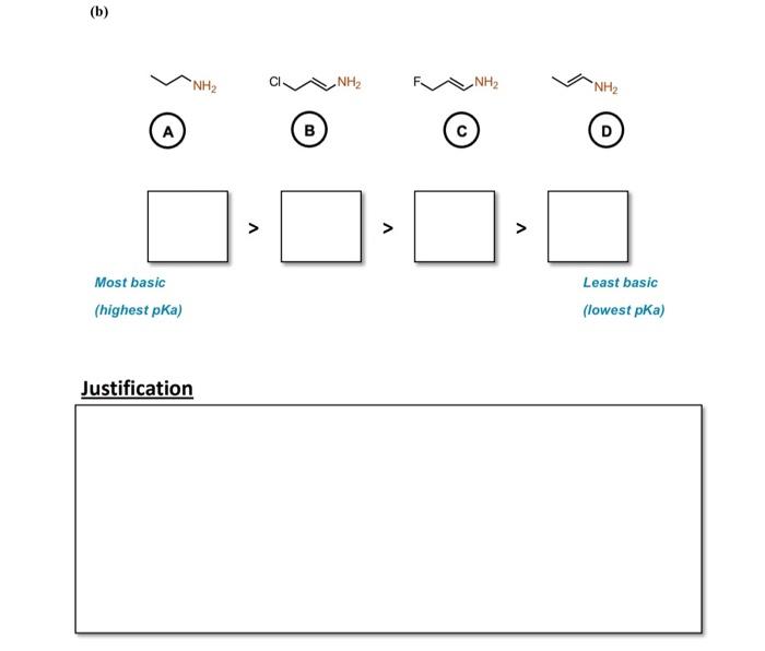 Solved 8) Rank the following sets of compounds in order of | Chegg.com