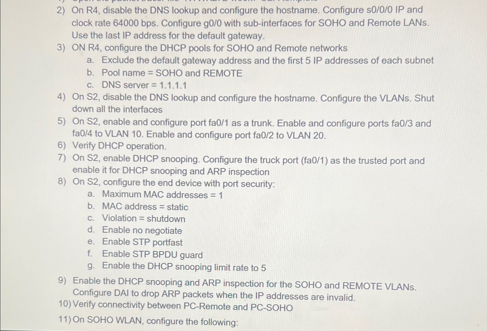 Solved On R4, ﻿disable the DNS lookup and configure the | Chegg.com