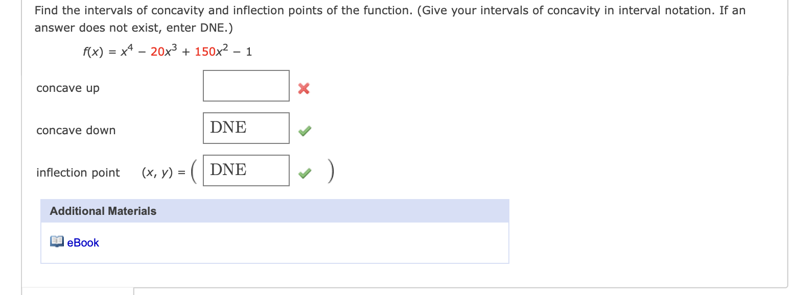 Solved Find the intervals of concavity and inflection points | Chegg.com