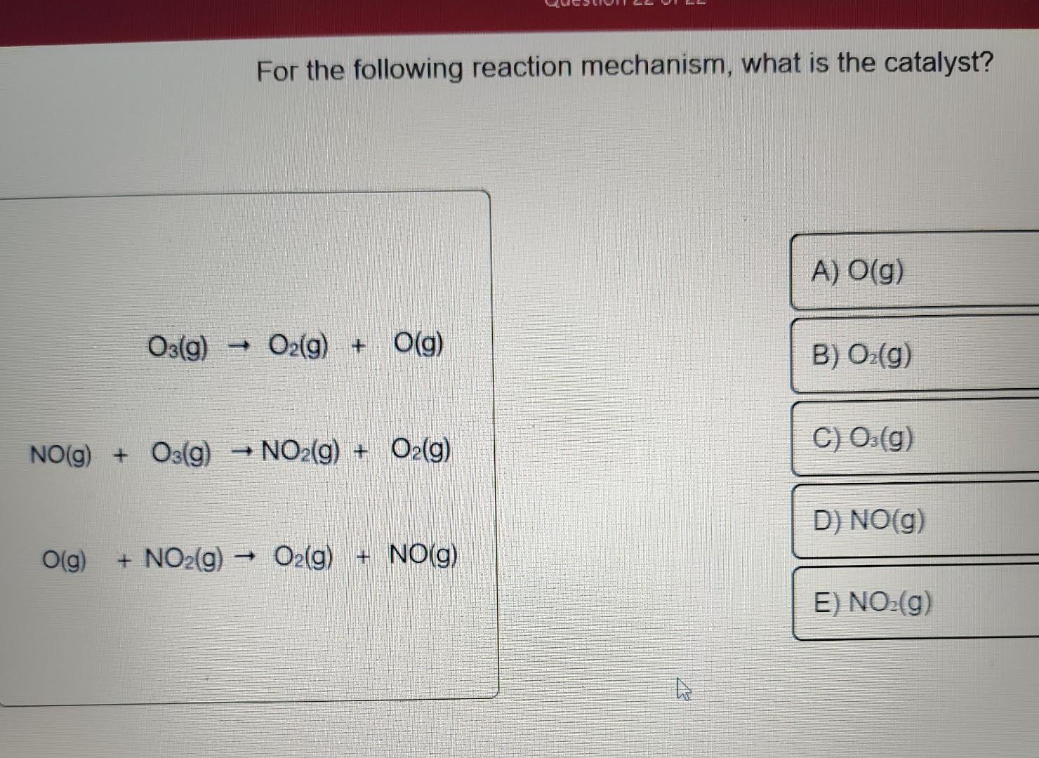 Solved For the following reaction mechanism, what is the | Chegg.com