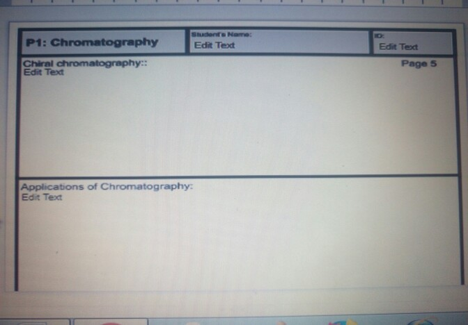 Solved introduction to chromatography , important | Chegg.com