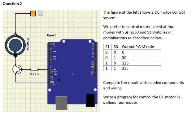 Solved MicrocontrollersComplete the circuit with needed | Chegg.com