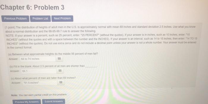 Solved Chapter 6 Problem 3 Previous Problem Problem List 2599
