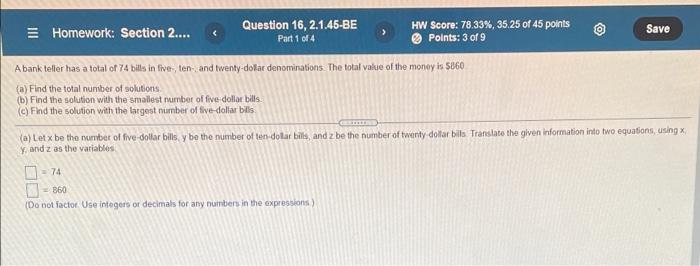 Solved Homework Section 2