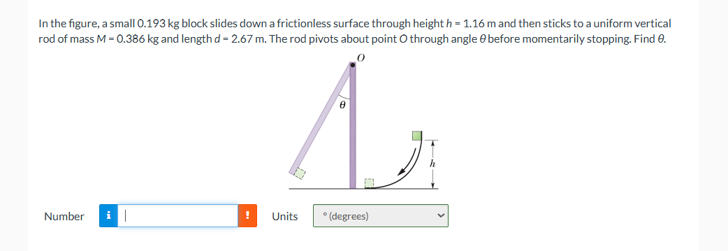 Solved In ﻿the figure, a small 0.193 kg ﻿block slides down a | Chegg.com