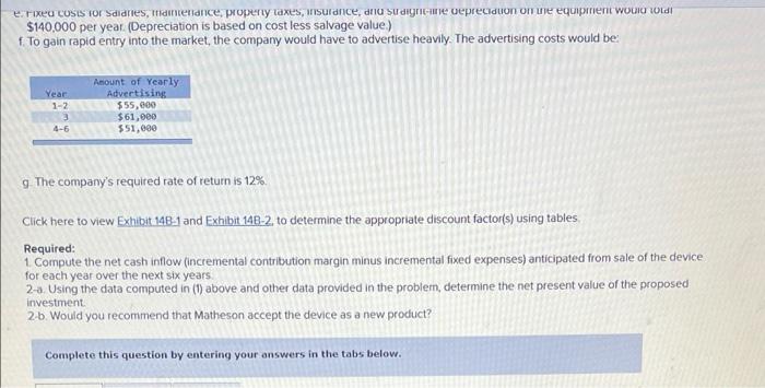 Solved Case 14-32 (Algo) Net Present Value Analysis of a New | Chegg.com