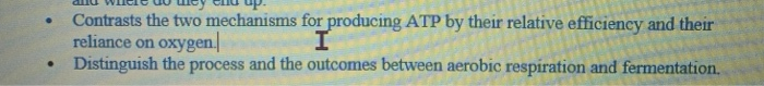 Solved Contrasts the two mechanisms for producing ATP by | Chegg.com