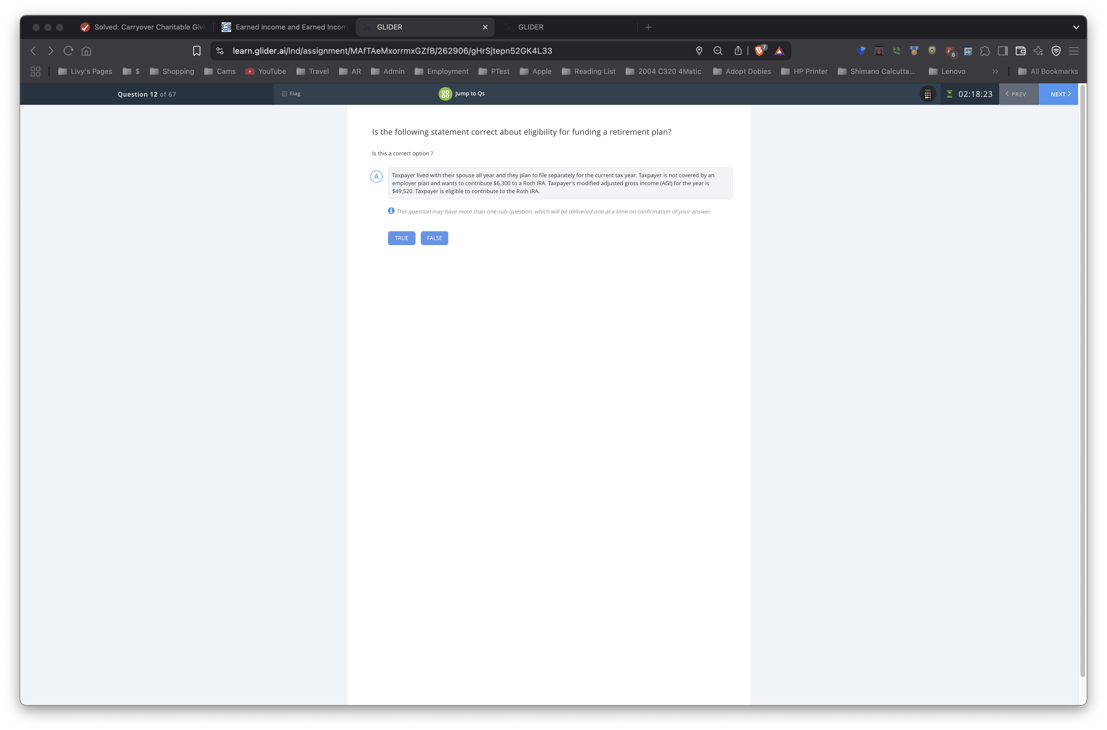 Solved Is the following statement correct about eligibility | Chegg.com