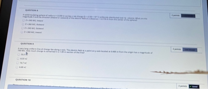 Solved QURTON QUESTION NE QUESTION 10 2 points QUESTIONS A | Chegg.com