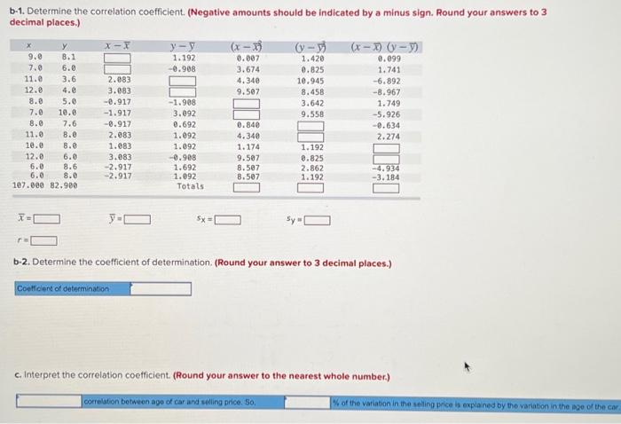 Solved The owner of Maumee Ford-Volvo wants to study the | Chegg.com