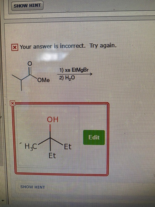 Solved SHOW HINT x Your answer is incorrect. Try again. 1) | Chegg.com