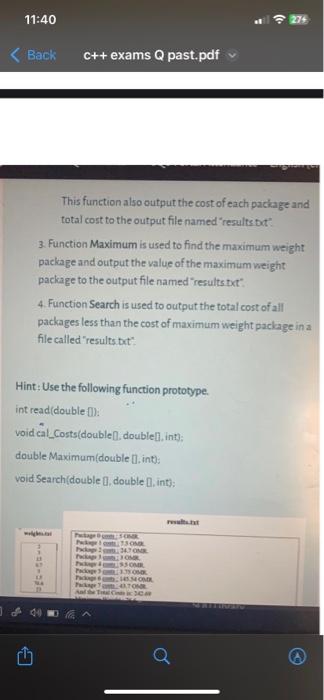 Solved Write a complete \\( \\mathrm{C}++ \\) program that | Chegg.com