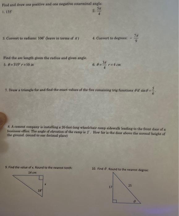 Solved Find and draw one positive and one negative | Chegg.com
