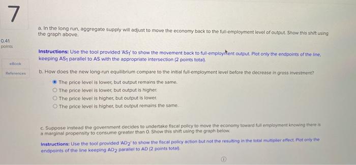 Solved The graph below depicts a decrease in aggregate | Chegg.com
