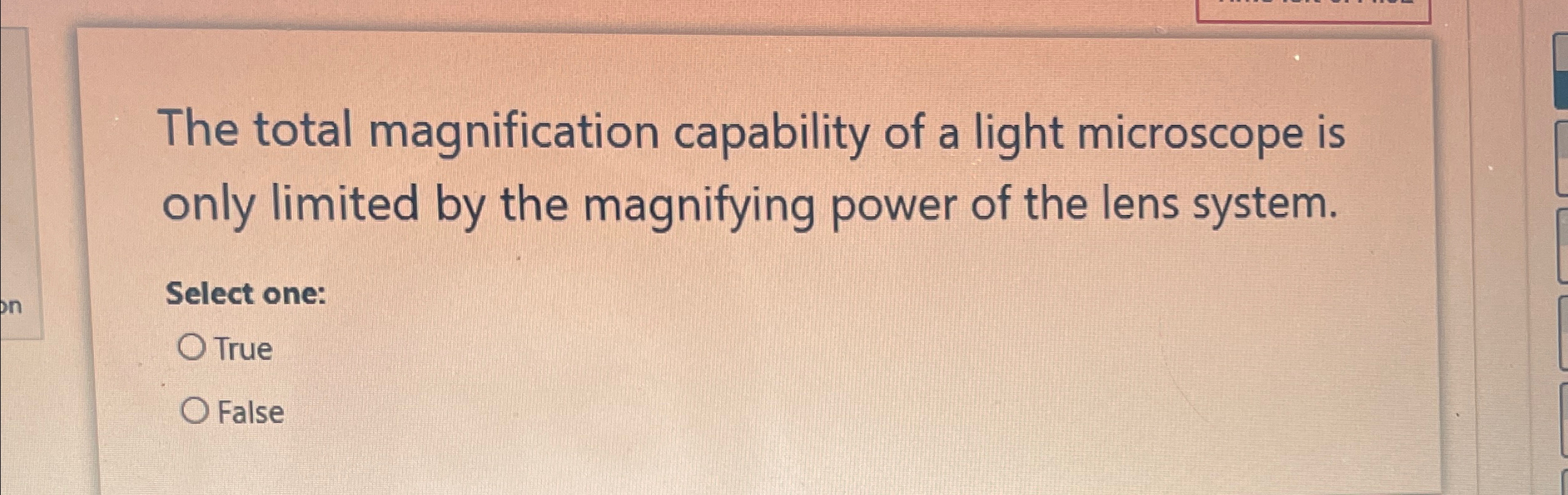 Solved The total magnification capability of a light | Chegg.com