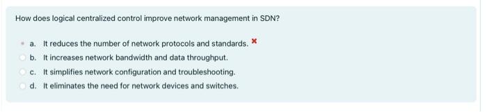 Solved What is an example of an SDN application? a. Virtual | Chegg.com