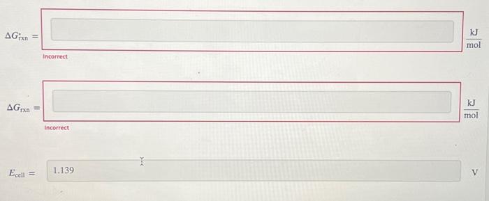 Solved Write the net cell equation for this electrochemical | Chegg.com