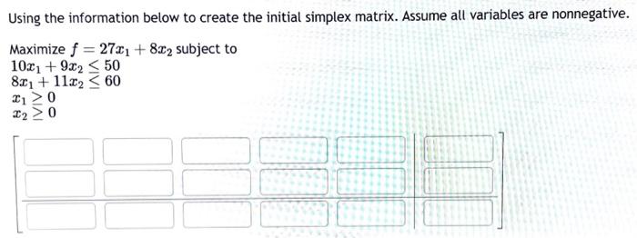 Using the information below to create the initial | Chegg.com