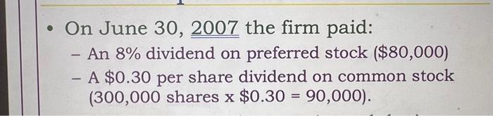 Preferred Stock Included in Capital Structure To | Chegg.com