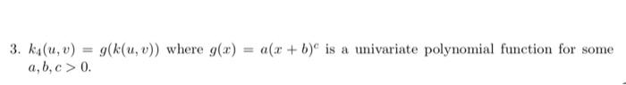 Solved Part 1. Kernel functions can be constructed from | Chegg.com