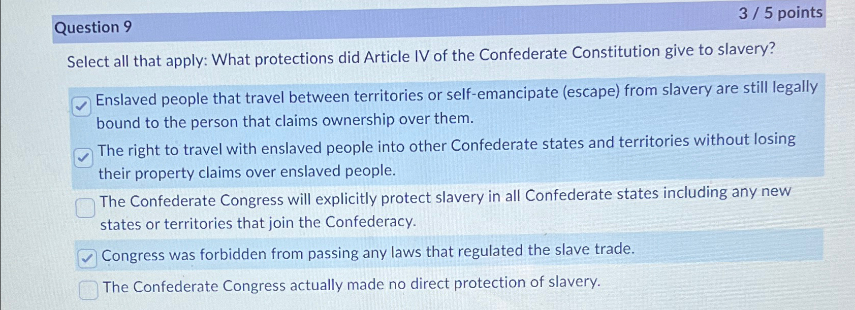 Solved Question 935 ﻿pointsSelect all that apply: What | Chegg.com