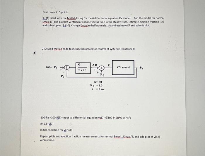 Solved can you please create the code in Matlab and tell me | Chegg.com