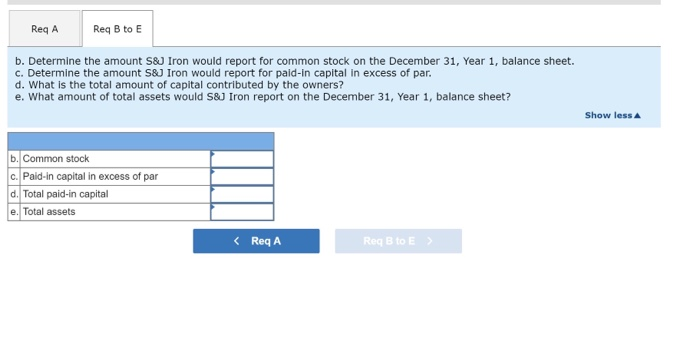 Solved Reg A Reg B to E Record the transactions in a | Chegg.com