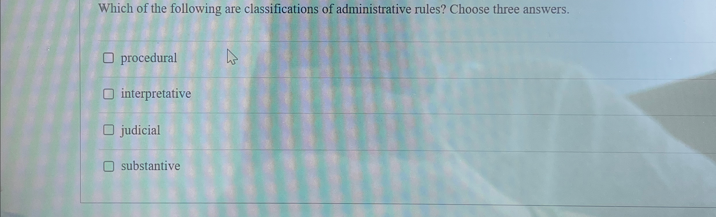 Solved Which of the following are classifications of | Chegg.com