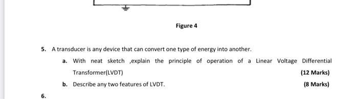 Figure 4 5. A transducer is any device that can | Chegg.com