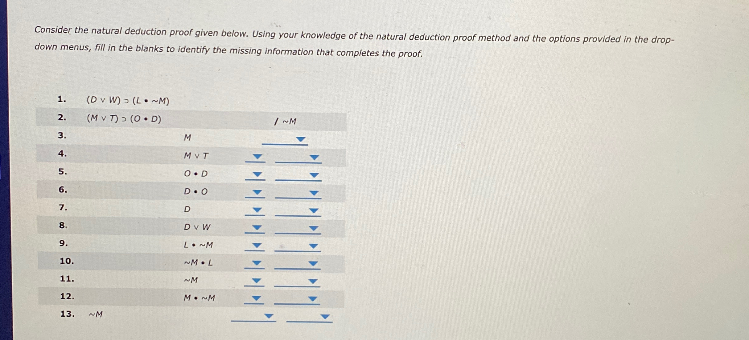 Consider the natural deduction proof given below. | Chegg.com Consider the natural deduction proof given below. | Chegg.com