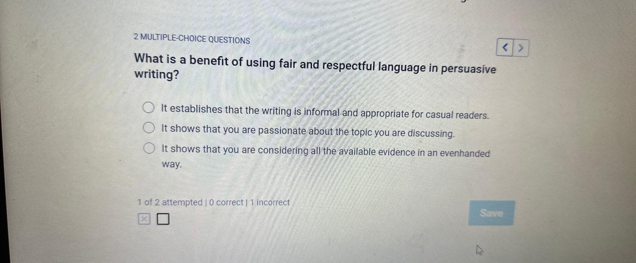 Solved 2 ﻿MULTIPLE-CHOICE QUESTIONSWhat is a benefit of | Chegg.com