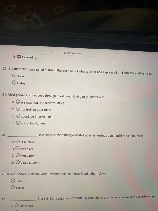 Solved summarizing consists of distilling the essence of | Chegg.com