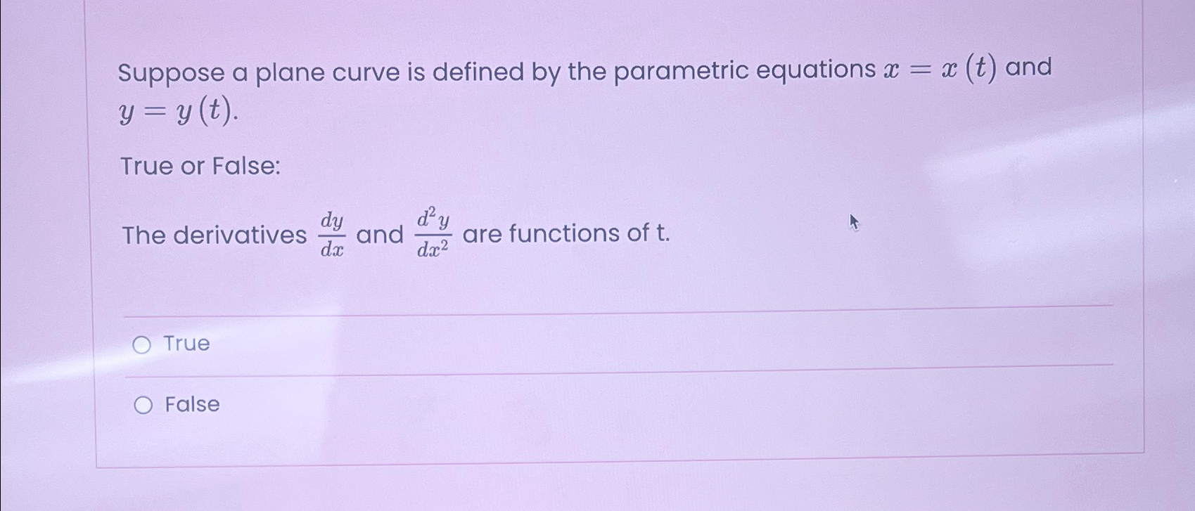 Solved Suppose a plane curve is defined by the parametric | Chegg.com Solved Suppose a plane curve is defined by the parametric | Chegg.com