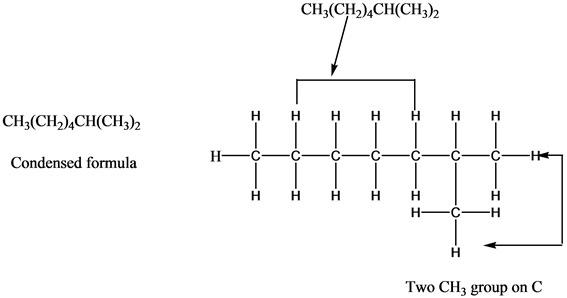Solved CH3(CH2)4CH(CH3)2 H H H H Н H H CH3(CH)ACH(CH3)2 H- C | Chegg.com