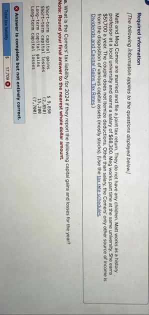 Solved Required information[The following information | Chegg.com