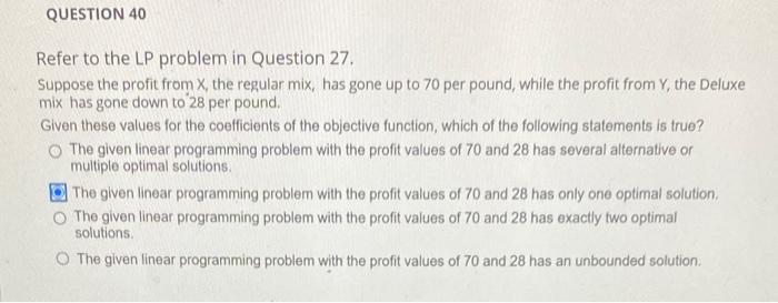 Solved Consider the following LP problem. Suppose X | Chegg.com