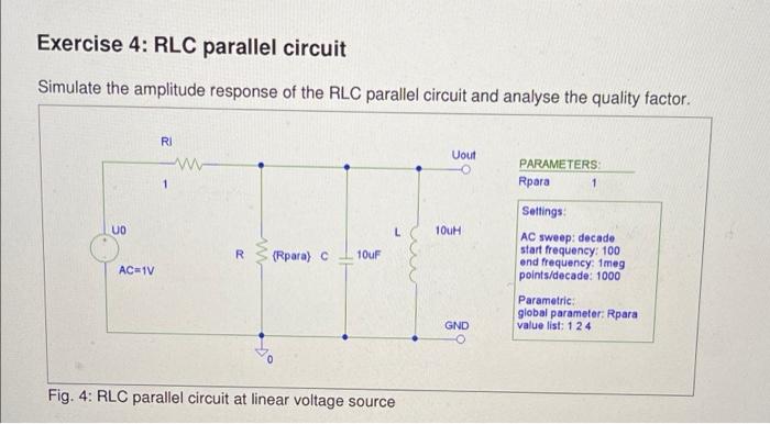 Solved Determine the quality factor of the RLC circuit below | Chegg.com