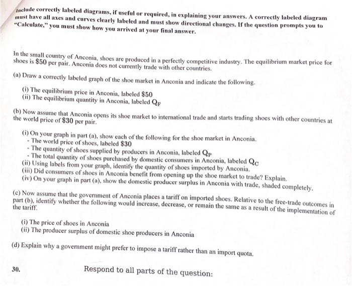 Solved Include correetly labeled diagrams, if useful or | Chegg.com